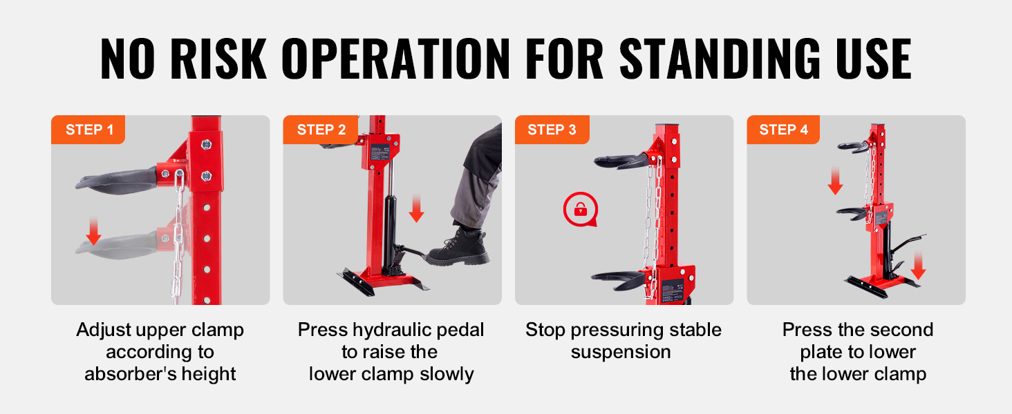 Mophorn Hydraulic Strut Spring Compressor 4.5 Ton, Auto Coil Spring ...