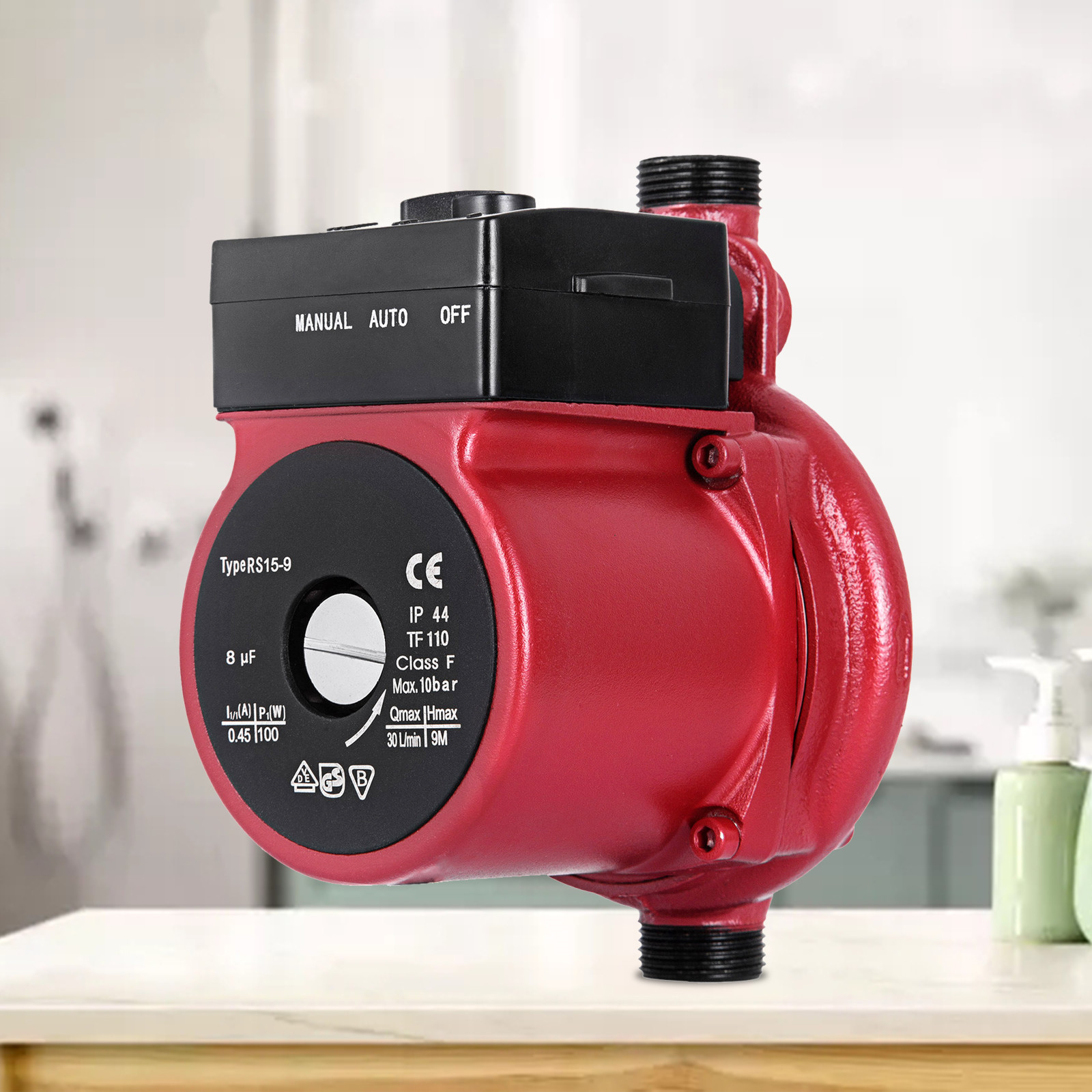 110v Automtaic Booster Pump Npt 3/4'' Hot Water Circulating/circulation ...