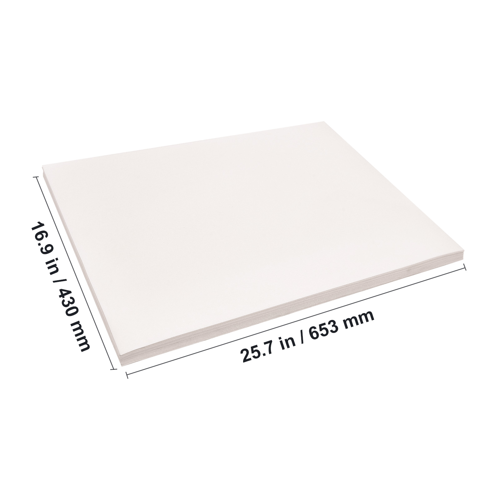 VEVOR Fryer Filter Paper, 100 Sheets, 25.7" x 16.9", Replacement Deep ...