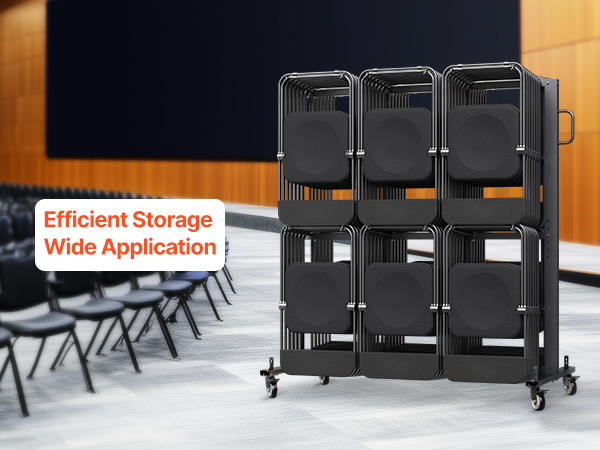 Folding Chair Rack Cart for 84 Chairs/ 12 Tables+42 Chairs of 800 LBS ...