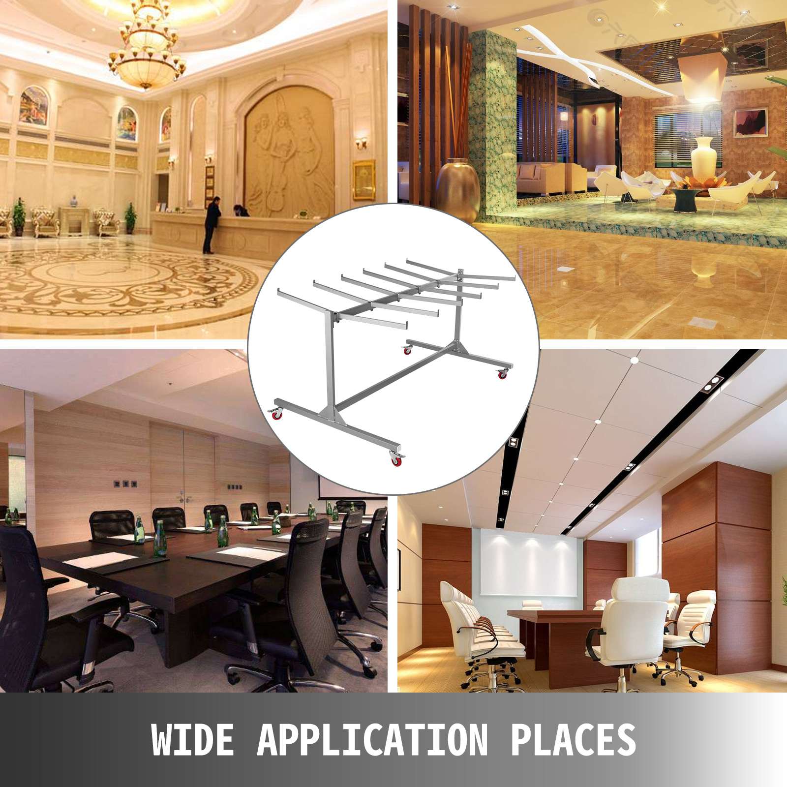 Folding Chair Cart Folding Chair Rack 529lbs Chair Rack For 60 Chairs ...