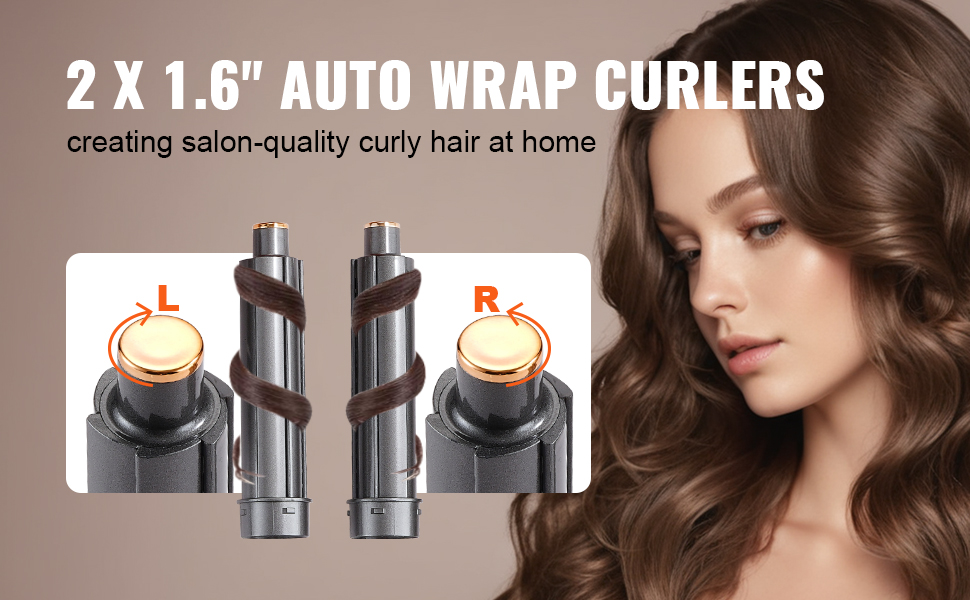 VEVOR Hair Dryer Brush 7-in-1 Professional Multi Styler for Drying ...