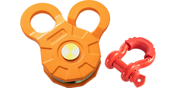 VEVOR Snatch Block, 11T/25,000 LBS Working Load Limit, Heavy Duty Winch ...