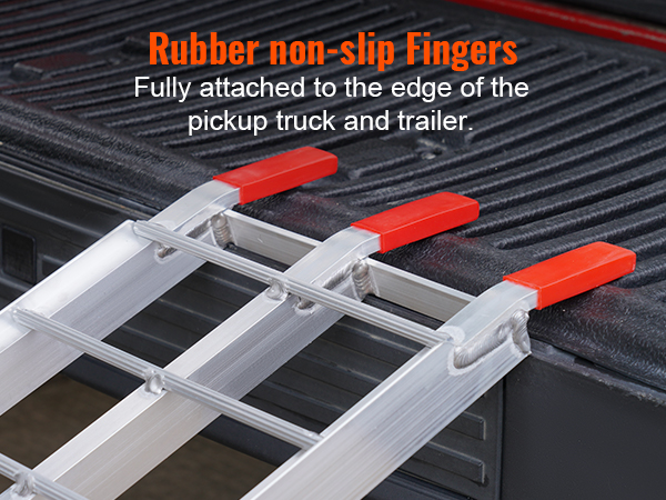 Aluminum Ramp 1500 LBS Foldable Loading Ramps for Pickup Trucks Bed 2 ...