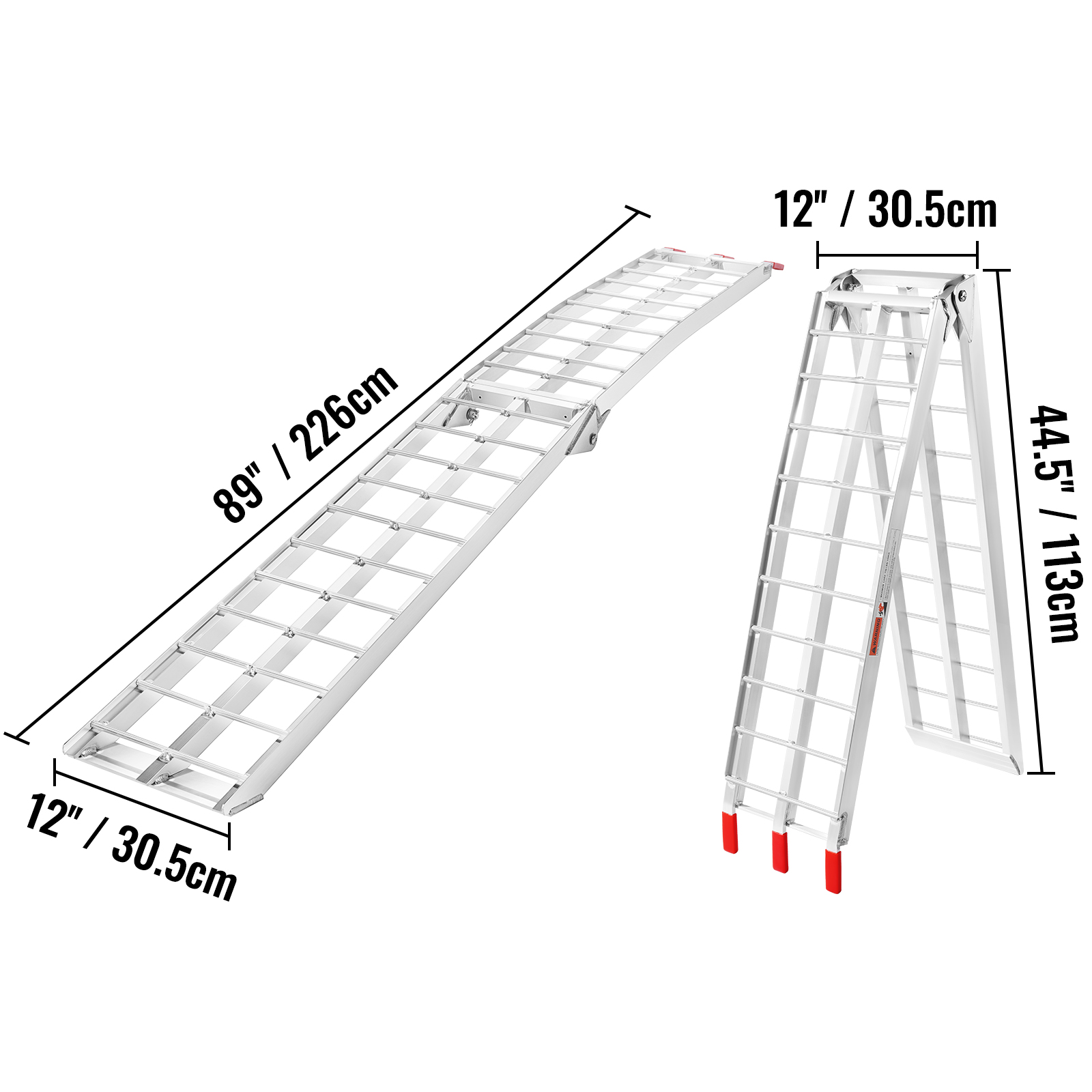 VEVOR Rampe pour Moto, Charge 0,34 T, Rampe de Chargement avec Sangles ...