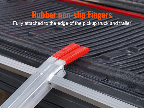 VEVOR Tri-Fold Aluminum Loading Ramp 1500 lbs 77" x 54" for Tractors ...