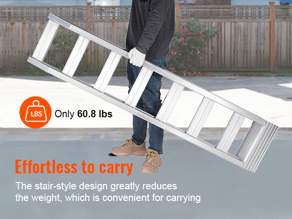 VEVOR Aluminum Ramps, 8810 lbs, Heavy-duty Ramps with Top Hook ...